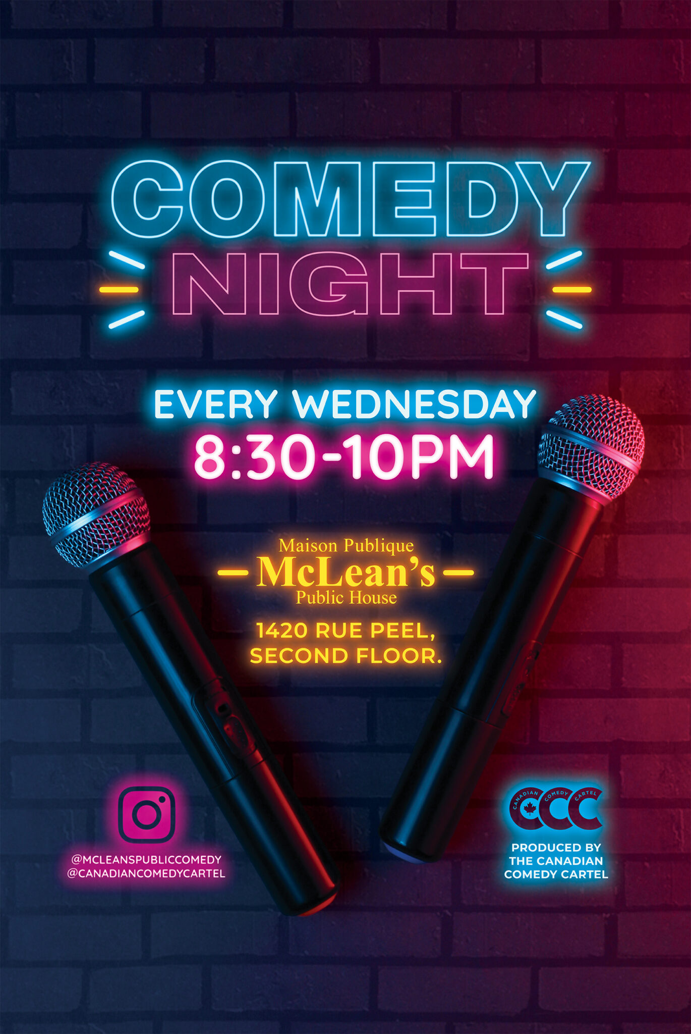Montreal Comedy Shows ⁄ Canadian Comedy Cartel